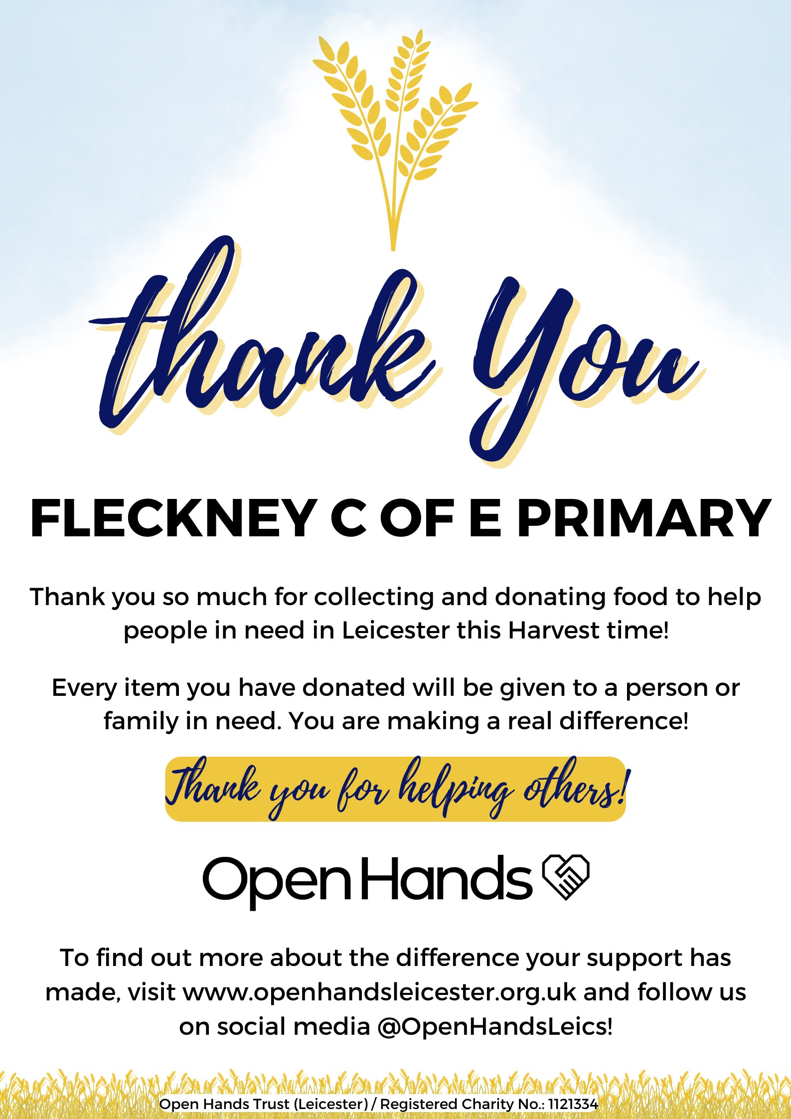 Fleckney Church of England Primary School - Noticeboard